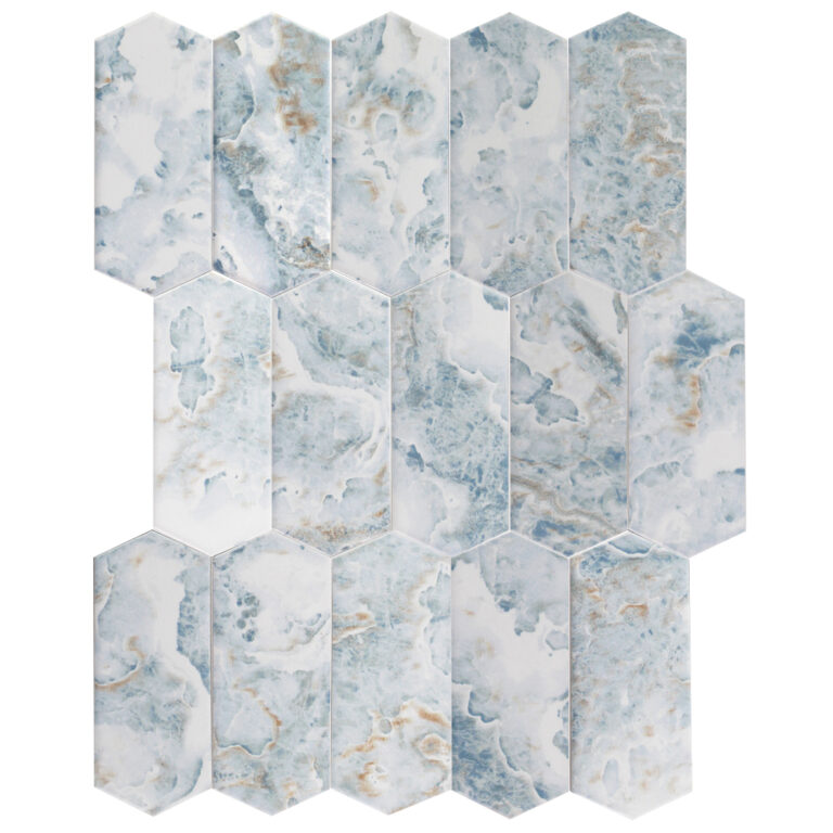 Marble Hexagon Tile Shape Porcelain Wall Decorative Mosaic Tile