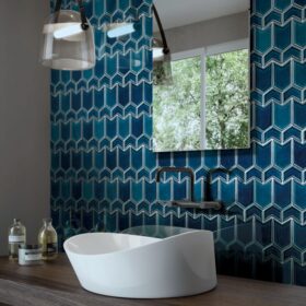 Arrows Mosaic Wall Tile Hotel Bathroom Backsplash Chinese Factory
