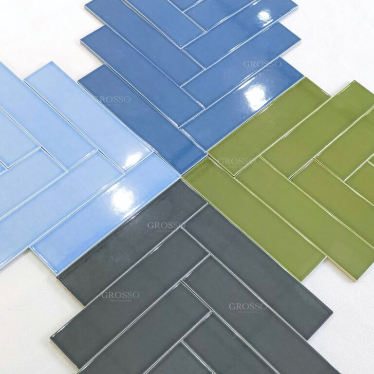 Grow Collection 60x240mm Colorful Handmade Mosaic Tile Interior Kitchen ...